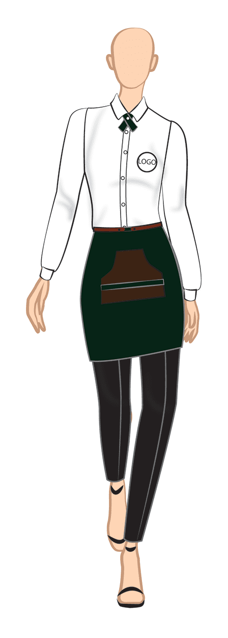 Barista Uniform Suppliers in Dubai | Cafe's Barista Staff Uniforms